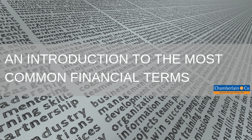 The most common financial terms | Chamberlain & Co